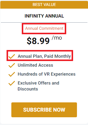 Infinity Cancellation Policy – VIVEPORT Help Center